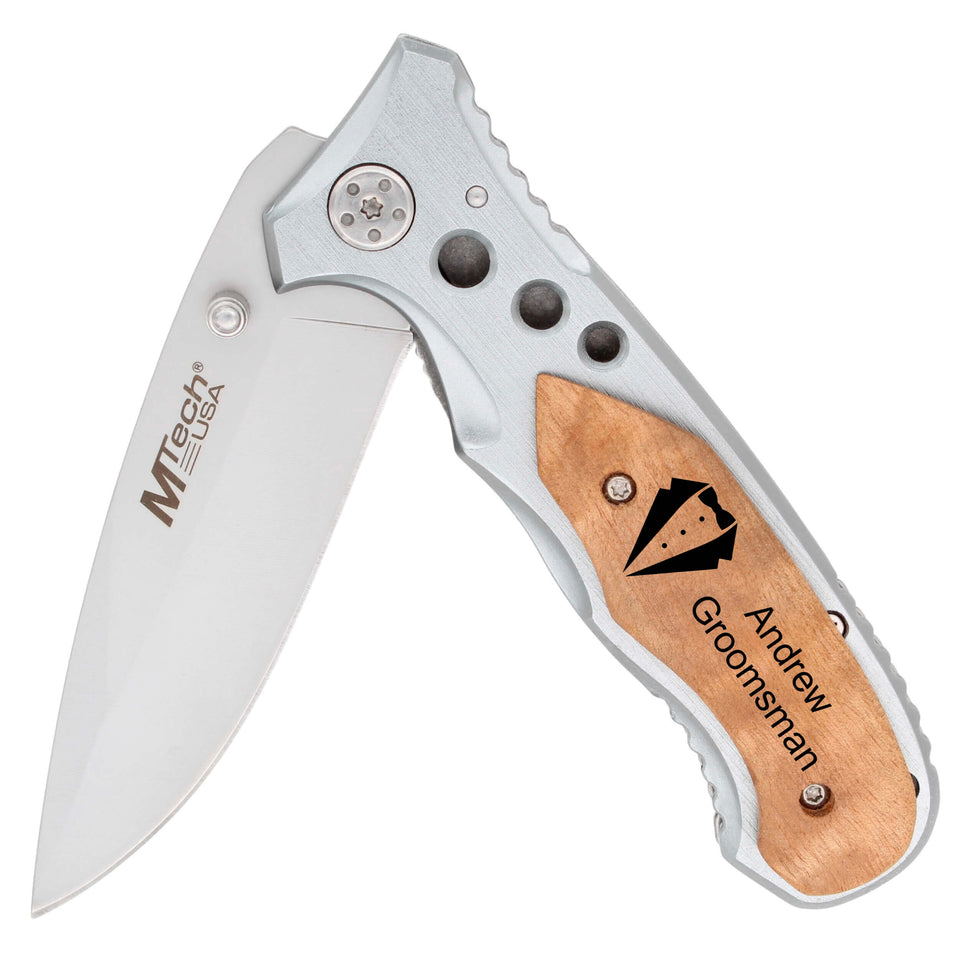 Personalized Custom Laser Engraved Pocket Knives - Gifts For Men ...